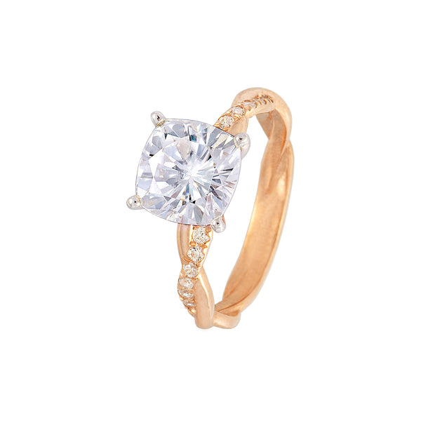 Janice Twist Solitaire Ring 2023-006 - Autium Jewels